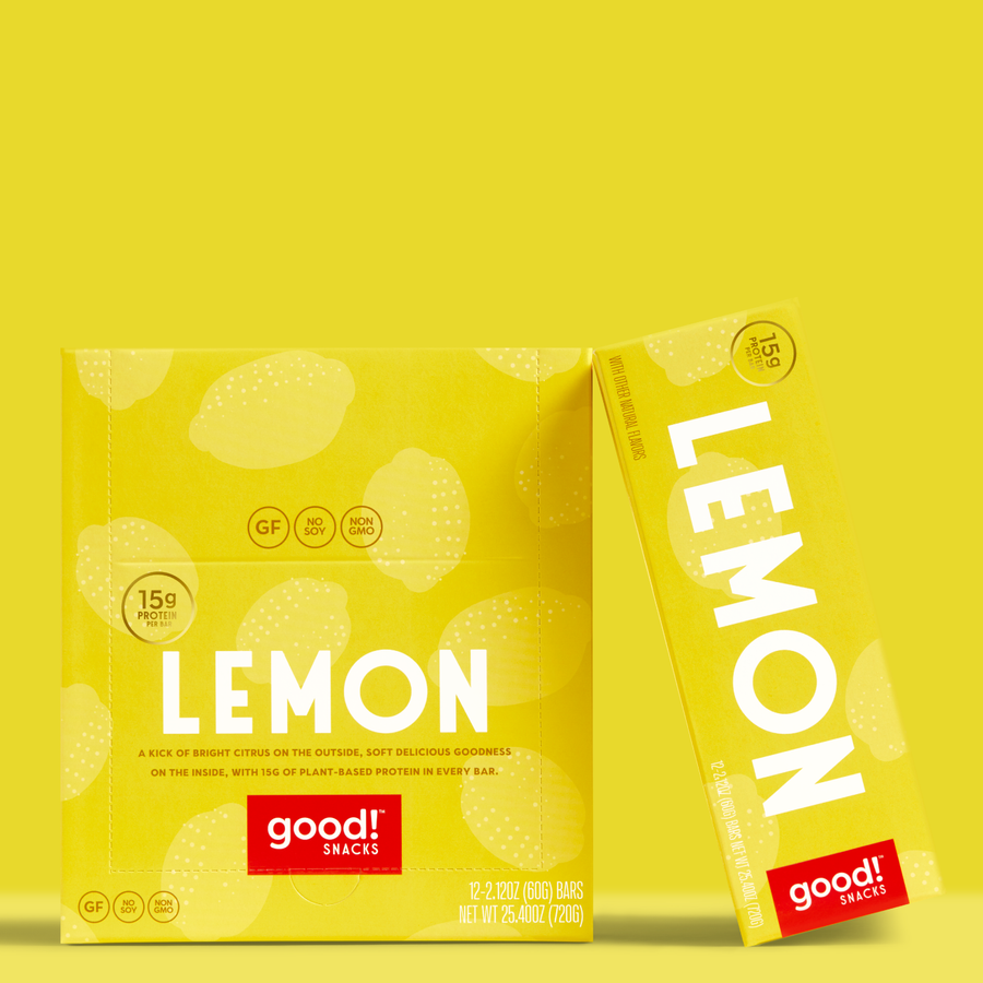 good! snacks Lemon plant based protein bar